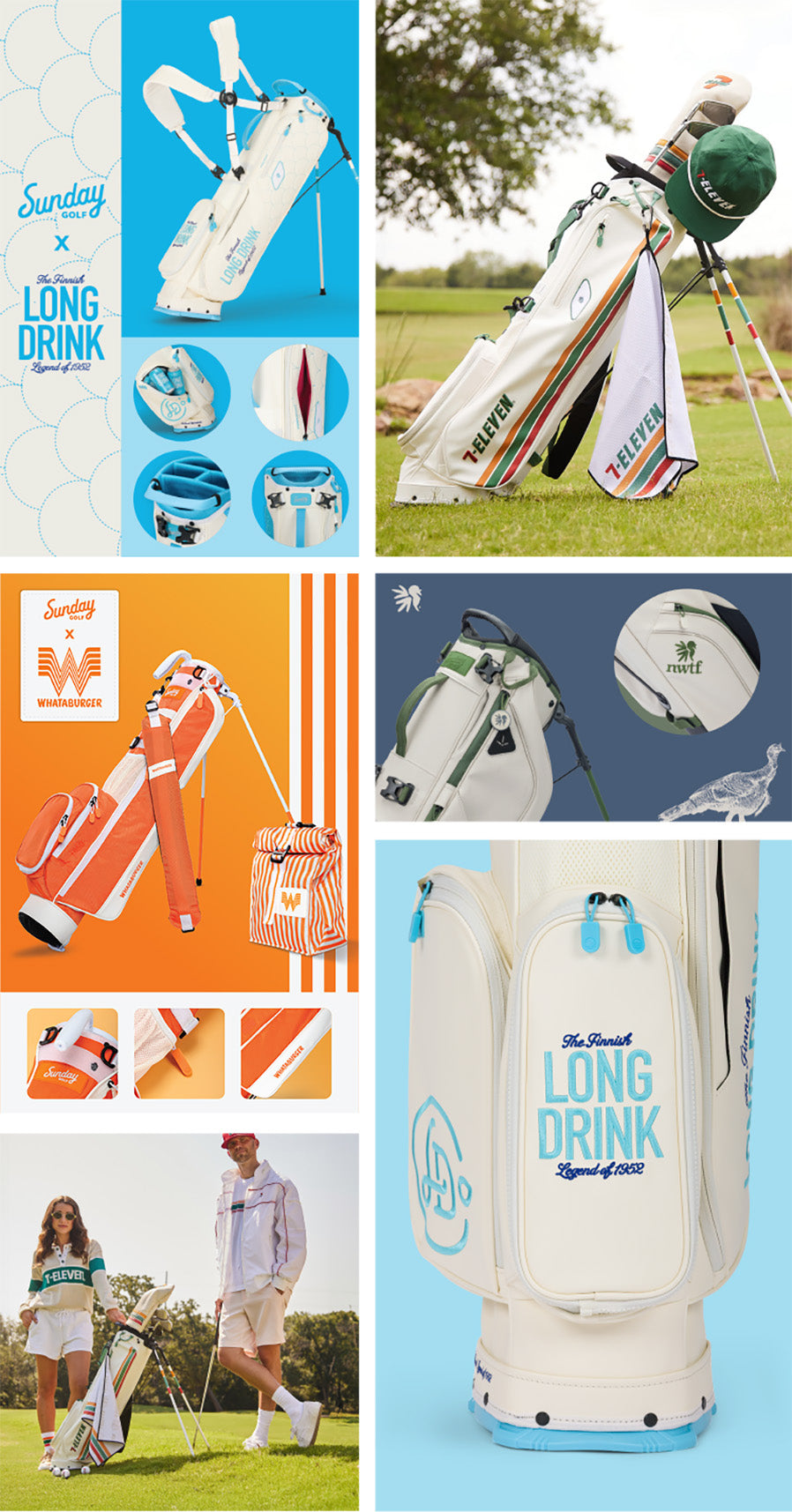 Custom Golf Bags – Sunday Golf